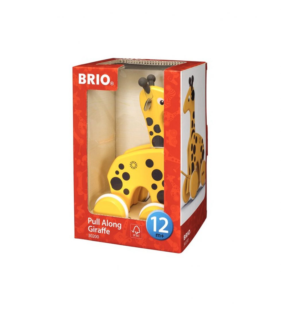 BRIO Pull Along Giraffe 30200 - Recognized as one of New Jersey's Best Independent Toy Stores!