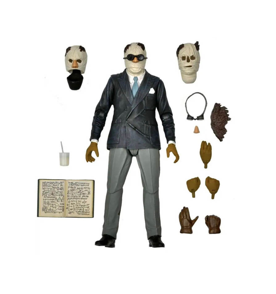 Universal Monsters The Invisible Man 7" Ultimate Action Figure by NECA ...
