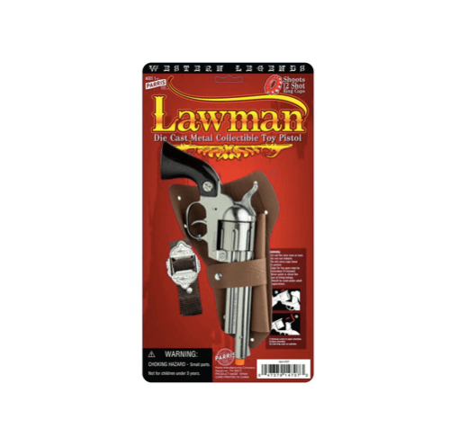 Cap Gun - Lawman Die Cast Metal Collectible Toy Pistol - Recognized as ...