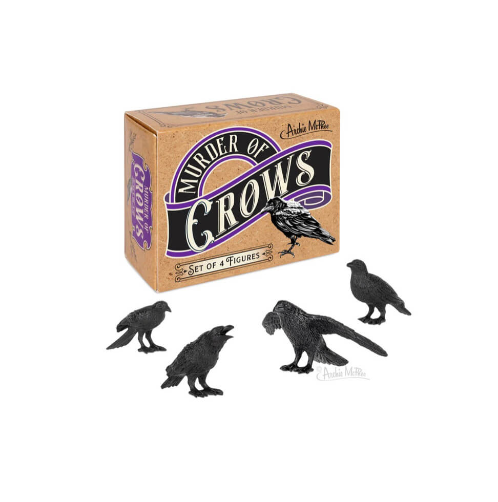 Murder of Crows - Tiny Crows by Archie McPhee - Recognized as one of ...