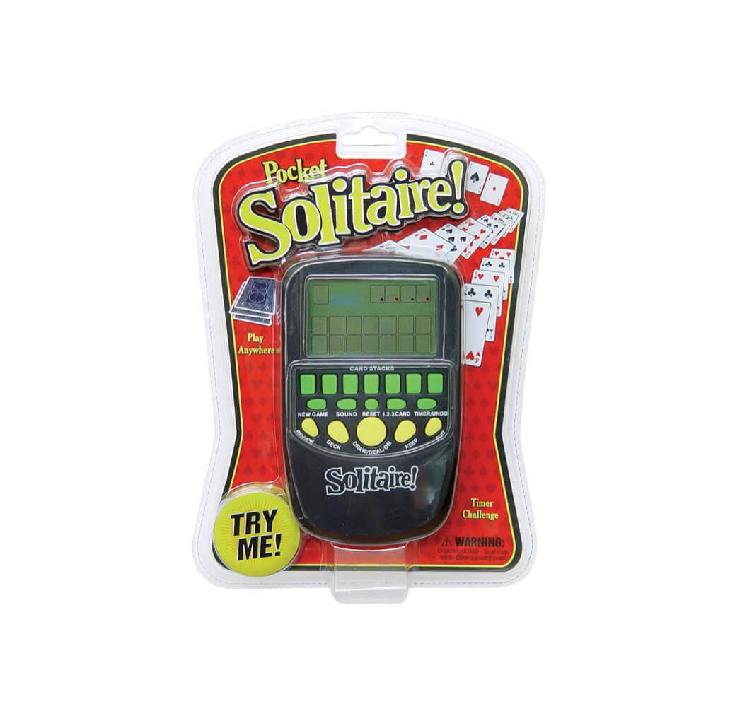 Solitaire! Electronic Handheld Pocket Arcade Game - Recognized as one ...