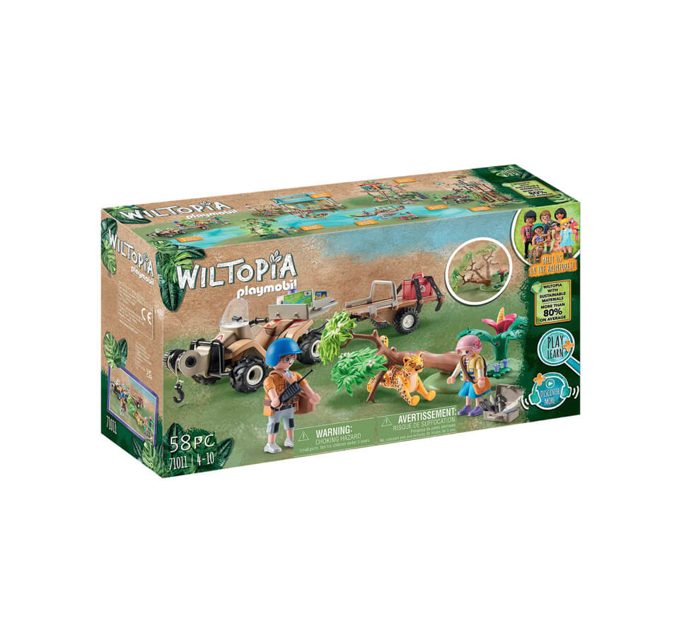 Playmobil Wiltopia Animal Rescue Quad 71011 - Recognized as one of New ...