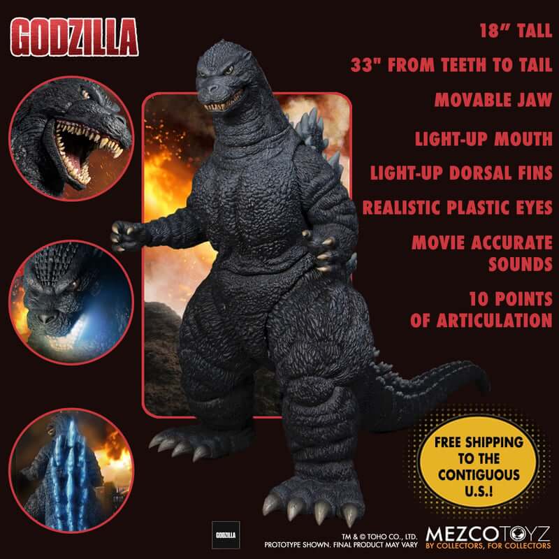 Godzilla Ultimate Godzilla Action Figure by Mezco - Recognized as one ...