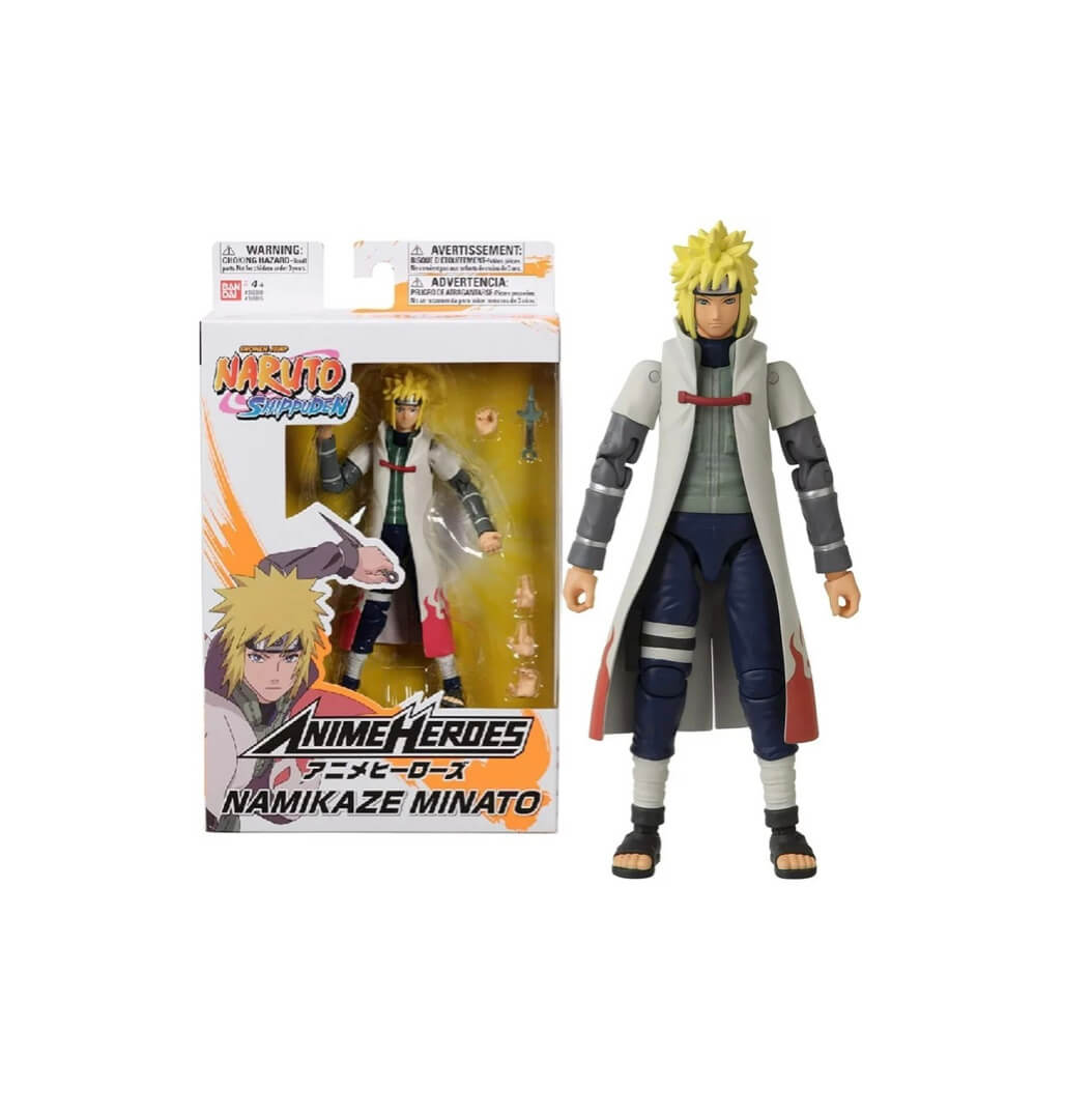 Anime Heroes Naruto - Kamikaze Minato Action Figure - Recognized as one ...
