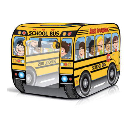School Bus Pop-up Indoor Tent by ArtCreativity - Recognized as one of ...