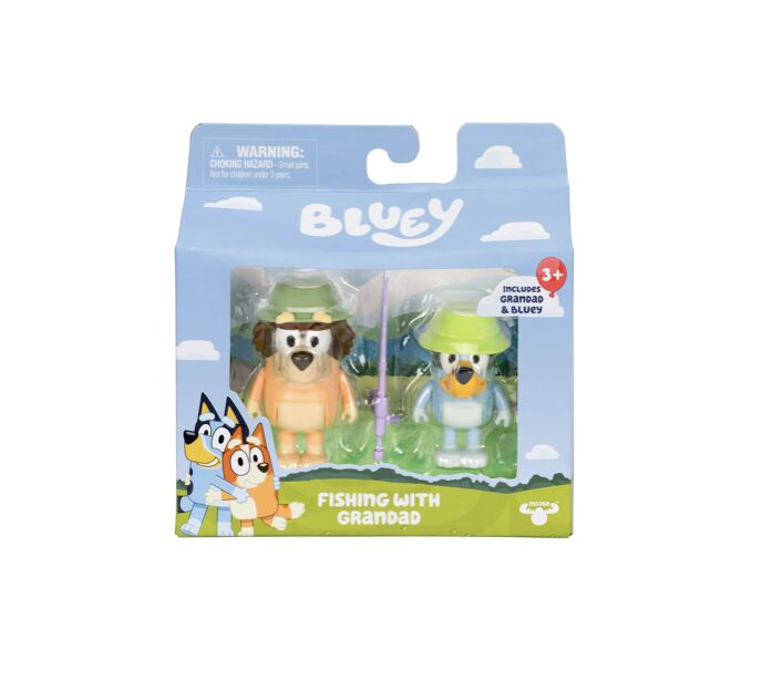 Bluey Minifigures Fishing with Grandad - Recognized as one of New ...