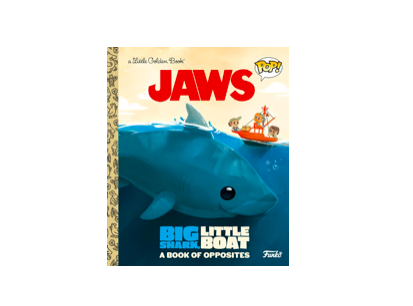 Little Golden Book Funk Pop! Jaws Big Shark, Little Boat- A Book of ...